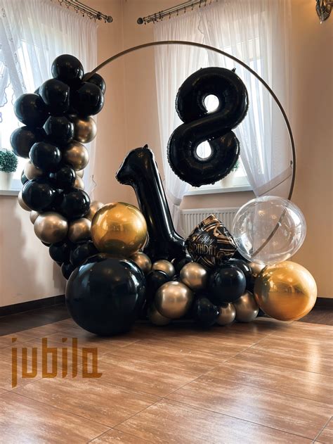 ŚCIANKI BALONOWE Ścianka z Balonów JUBILA