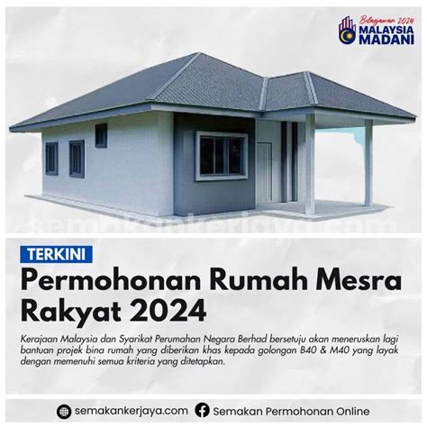 Rumah Mesra Rakyat Cara Mohon Syarat Kelayakan Semakan Kerjaya