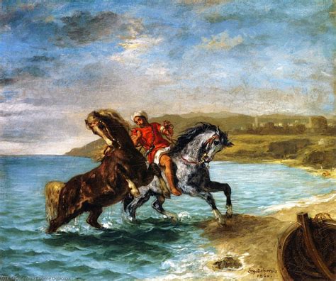 Reproductions De Qualité Musée Les chevaux arrivent Out of the Sea