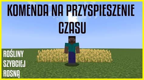 Minecraft Komenda Na Przyspieszenie Czasu Szybkie Ro Ni Cie Ro Lin