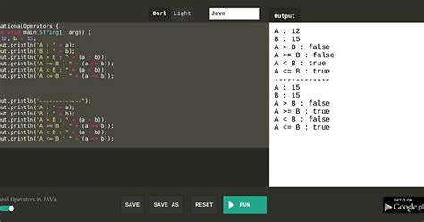 Relational Operators In Java Sololearn Imgur