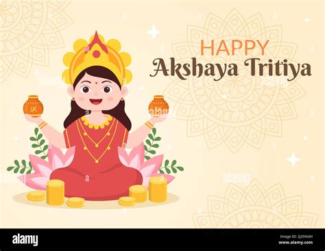 Akshaya Tritiya Festival With A Golden Kalash Pot And Gold Coins For