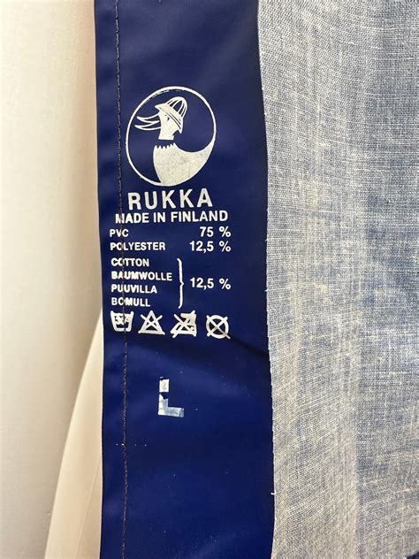 Cool Vintage Rukka Pvc Rubber Raincoat A Line Coat Hooded L Etsy Uk