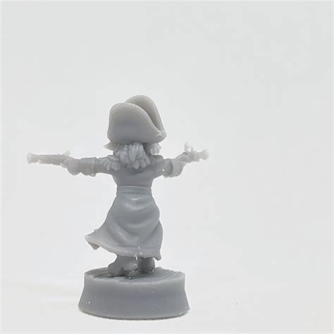 D Printable Female Goblin Pirate Captain By Willy Kao