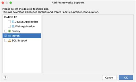 Add Maven Support To An Existing Project IntelliJ IDEA Documentation