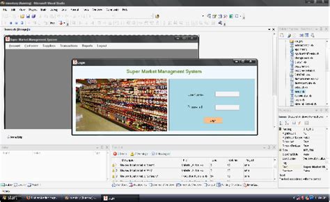 supermarket management system vb project code with c