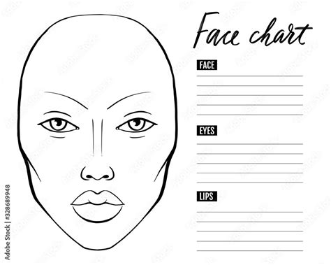 Free Printable Makeup Face Template Infoupdate Org