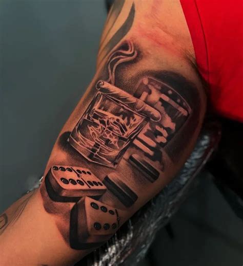Outer Bicep Tattoo Ideas For Men Photos