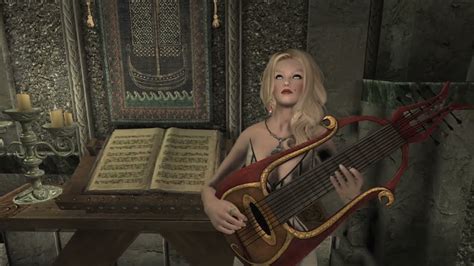 Skyrim SE Mods XB1 Bards Reborn Student Of Song Lute Playing YouTube