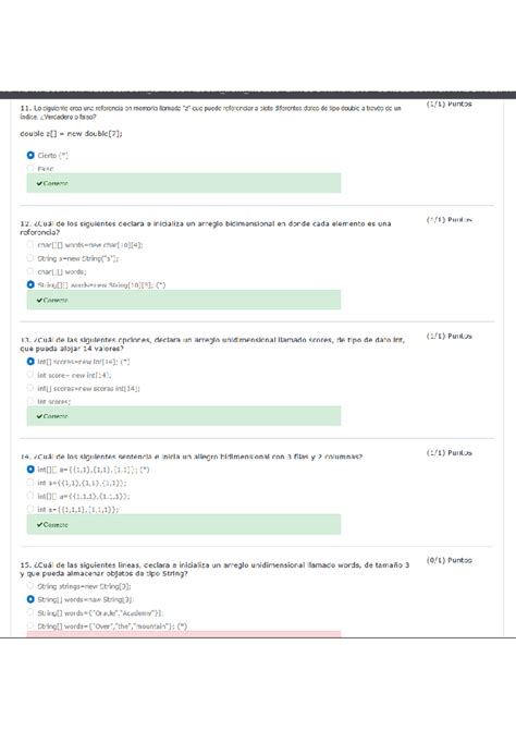 Jf Section Prueba Son Las Respuestas De Java Oracle Java