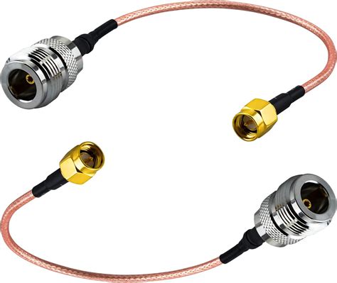 Amazon DHT Electronics RF Coaxial Coax Cable Assembly SMA Male