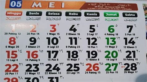 Kalender 2023 Tanggal Merah 18 Mei Memperingati Hari Apa Inilah Jadwal