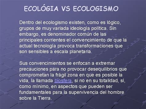 Definicin De La Ecologa Objeto De Estudio De