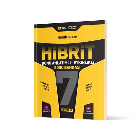 7 Sınıf Fen Bilimleri Hibrit Soru Bankası Hız Yayınları