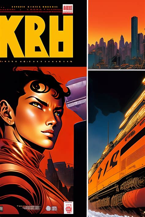 Lexica Collage Of Akira Comic Book Covers