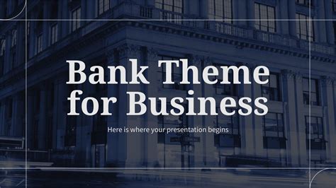 Bank Theme For Business Google Slides Powerpoint