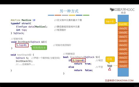 数据结构——栈（stack）（小白入门第三天） 判断一个顺序栈st为栈满的代码 csdn博客