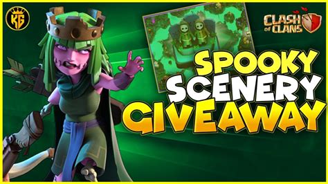 Coc Live Spooky Scenery Giveaway Vs Tournament Round Live