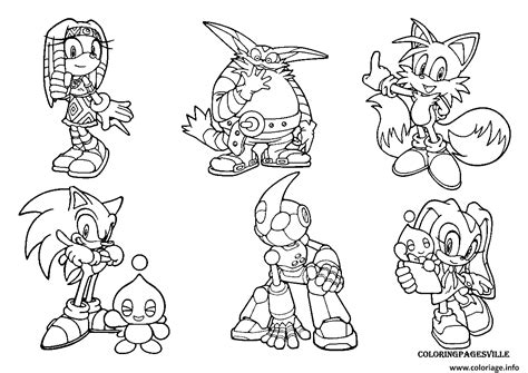 Coloriage Sonic Dessin