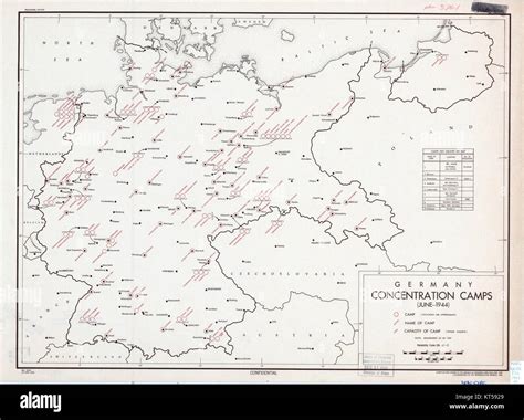 Oss Mappa Di Tedesco Per I Campi Di Concentramento Foto Stock Alamy