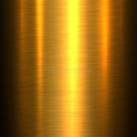 Brushed Metal Texture Gold