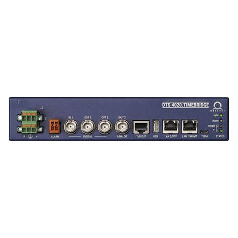 Relógio PTP DTS 4020 timebridge MOBATIME Swiss Time Systems