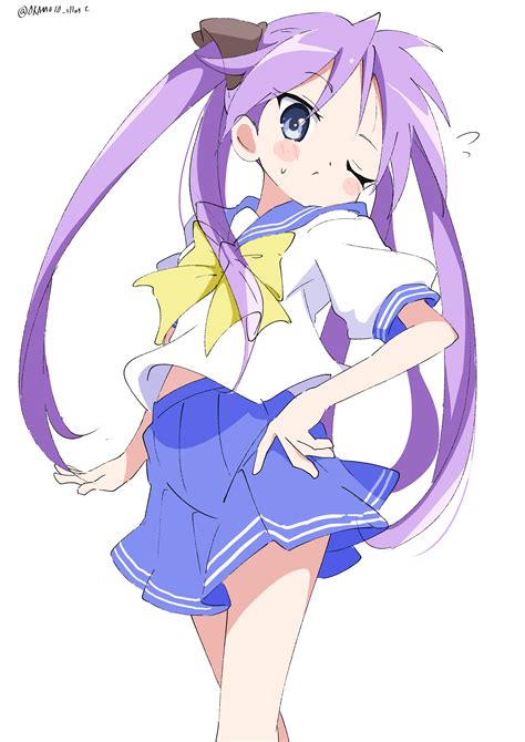 Hiiragi Kagami Kagami Hiiragi LuckyStar Image By OKAMOTO Illust