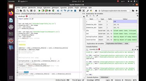Pr Sentation De Pandas Numpy Pour Analyse Exploratoire Des Donn Es
