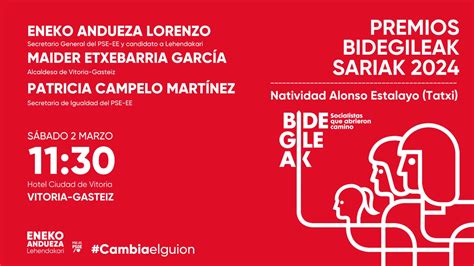 PSE EUSKADI Agenda Eneko Andueza Maider Etxebarria Y Patricia
