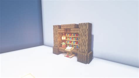 Como Fazer Uma Estante De Livro Detalhada No Minecraft Shorts