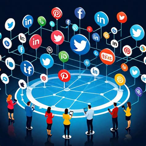 Digital Horizons Navigating The Social Media Landscape Premium AI