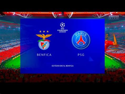 UEFA CHAMPIONS LEAGUE PSG VS BENFICA FAZA GRUPOWA YouTube