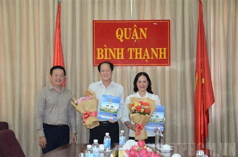Quận Bình Thạnh Trao quyết định điều động bổ nhiệm cán bộ