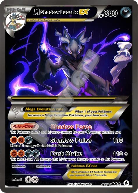 Mega Lucario Pokemon Card