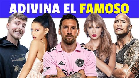 ADIVINA LA CELEBRIDAD Cuántas reconoces Los MÁS Famosos del