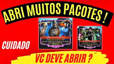 MK Mobile Abri Muitos Pacotes Vc De Ve Abrir Esses Pacotes Cuidado