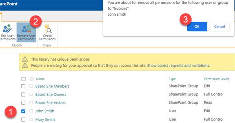How To Remove Users From Groups Sites Files And Folders In