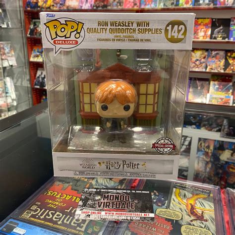 Funko Pop 142 Ron Weasley With Quality Quidditch Supplies Special