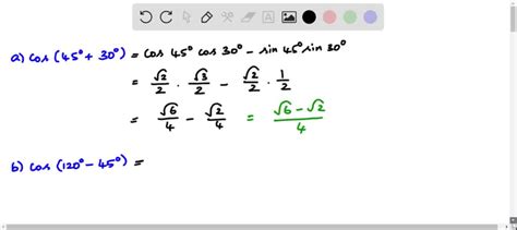 ⏩solved use sum difference identities to verify that both… numerade