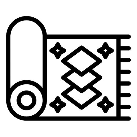 Estilo Del Icono De La Alfombra Vector Premium