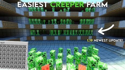 How To Make Creeper Farm In Minecraft Bedrock 1 20 New Update No Cat