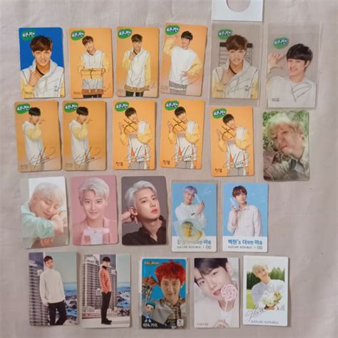 OFFICIAL Photocard PC EXO SUNNY BASKIN ROBBINS NATREP CHANYEOL KAI