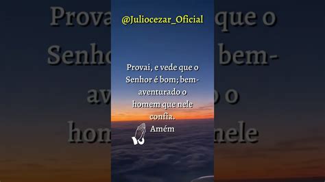 Provai e vede que o Senhor é bom Shorts YouTube