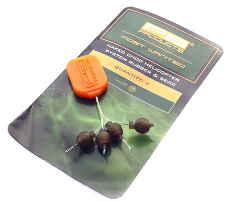 Стопор с бусиной PB Products Naked Chod Helicopter System Rubber