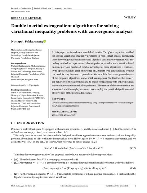 double inertial extragradient algorithms for solving variational inequality problems with
