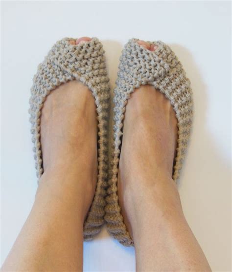 Off White Grey Beige Cotton Pantoufles Pour Femmes Chaussures