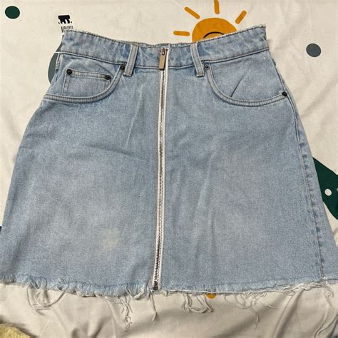 Zara Denim Skirt Women S Fashion Bottoms Skirts On Carousell