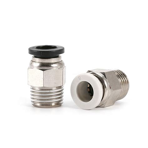 Hosemart Mm Pu Pipe Od Pneumatic Straight Male Thread Push Fitting