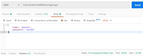 Spring Mvc Unsupported Media Type 415 RequestBody Not Working But