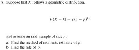 answered 7 suppose that x follows a geometric… bartleby